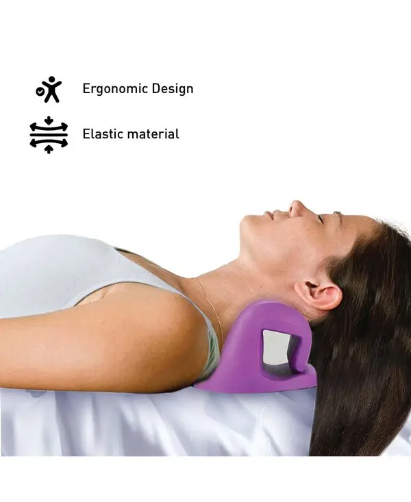 PURSONIC Muscle Relief Bundle: Vibrating Foam Roller & Neck And Shoulder Stretcher