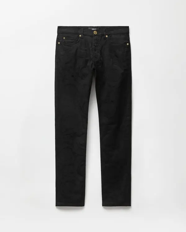 Versace Jacquard Slim Jeans