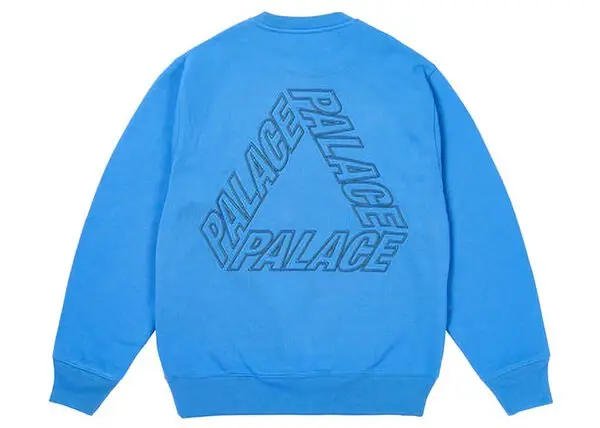 PALACE Outline P3 Crew - Palatial Blue