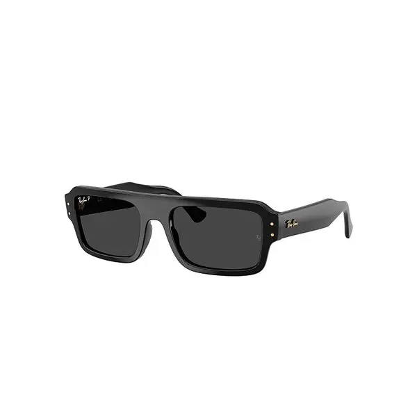 Ray-ban Flacko Bio-based Rectangle Sunglasses - Black