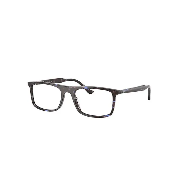 Ray-ban Rectangle Eyeglasses - Havana Blue Turtle