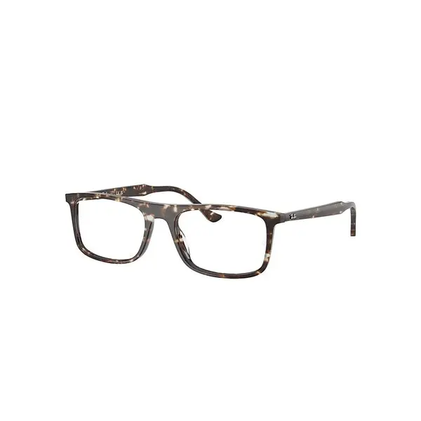 Ray-ban Rectangle Eyeglasses - Havana Yellow Turtle