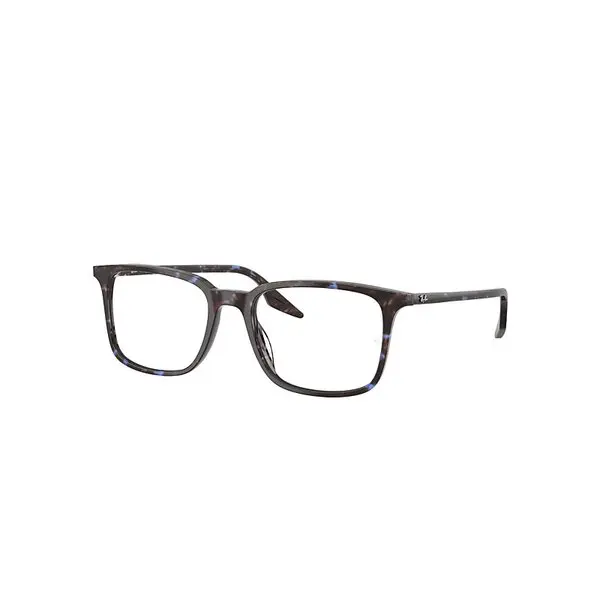 Ray-ban Rectangle Eyeglasses - Havana Blue Turtle