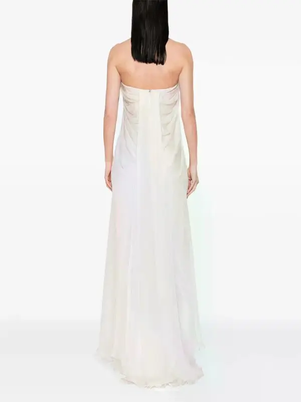 Alexander McQueen Draped Maxi Dress - Pink