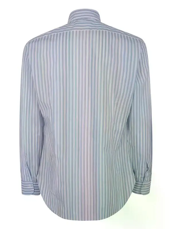 BARBA NAPOLI Striped Shirt - Blue