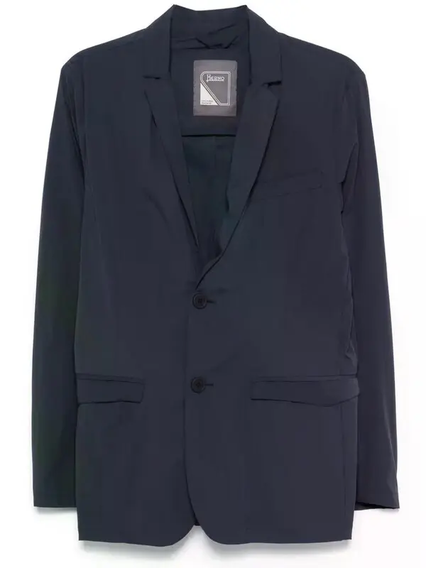 Herno Lightweight Blazer - Blue