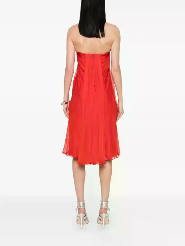 Alexander McQueen Strapless Dress