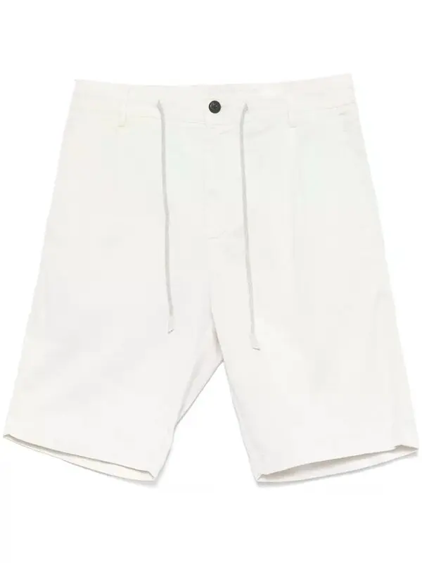 Eleventy Drawstring Bermuda Shorts - White