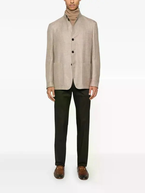 Zegna Tapered Chinos - Green