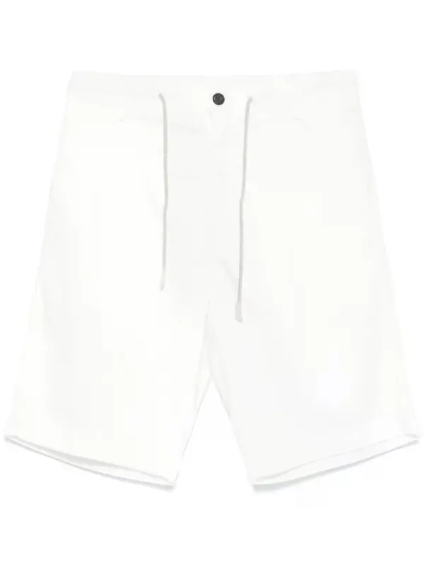 Eleventy Drawstring Bermuda Shorts - White