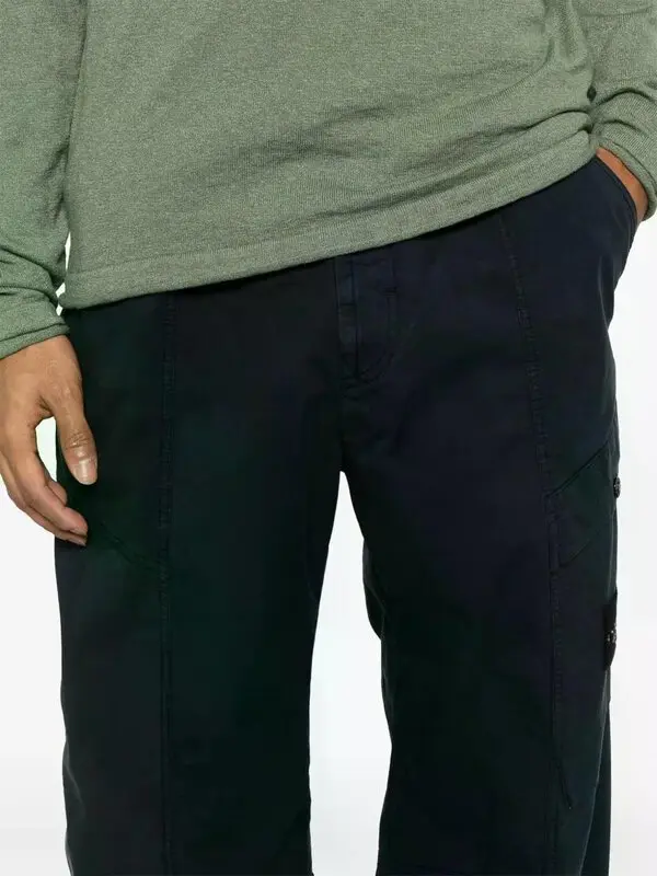 Stone Island Twill Cargo Pants - Blue