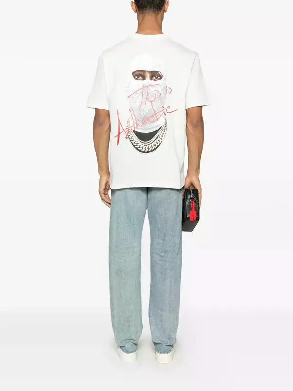 IH NOM UH NIT This Is Authentic Mask T-shirt - White