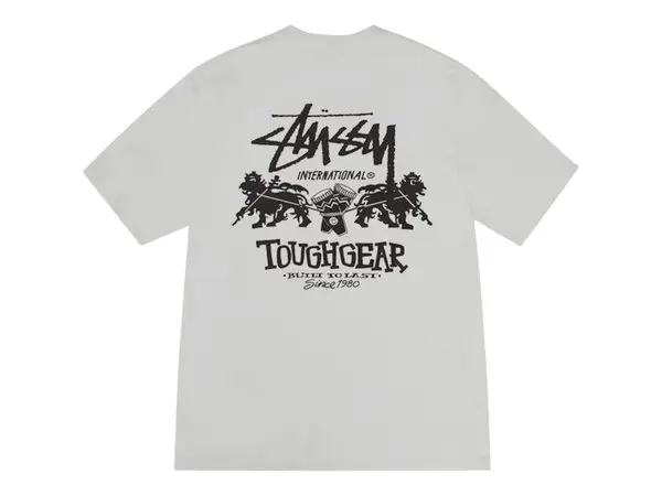 StÜssy Tough Gear International Tee Shirt - Fog