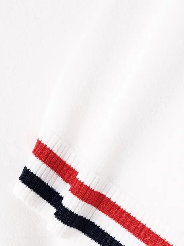 Thom Browne Striped Jersey Polo Shirt