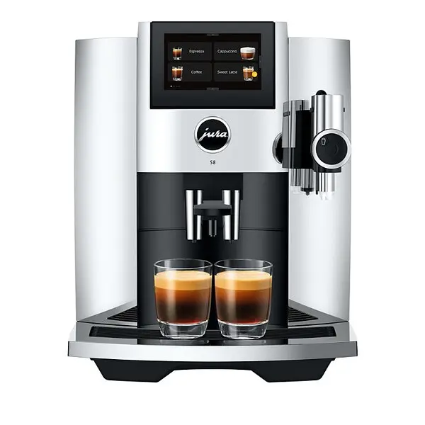 JURA S8 Automatic Coffee Machine - Chrome