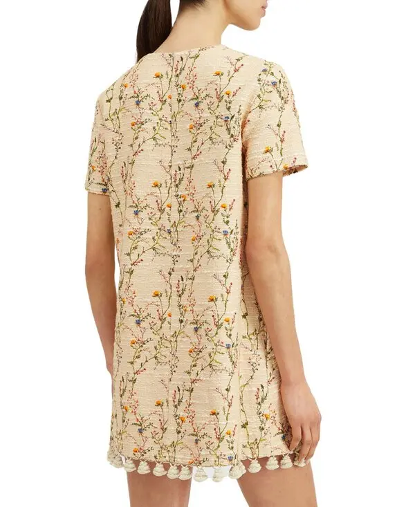 La DoubleJ Mini Swing Embroidered Dress