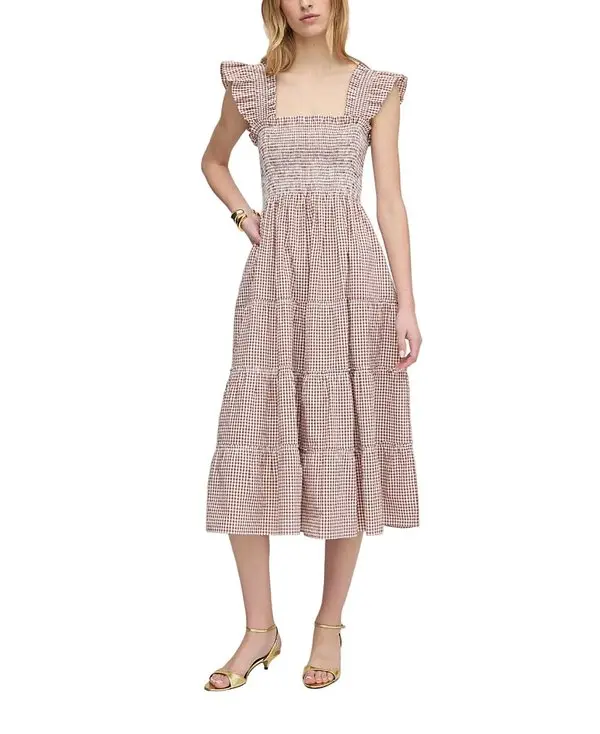 Hill House Home Ellie Nap Dress - Cognac Gingham