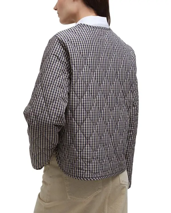 Barbour Check Monroe Quilt Jacket