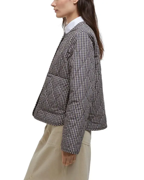 Barbour Check Monroe Quilt Jacket
