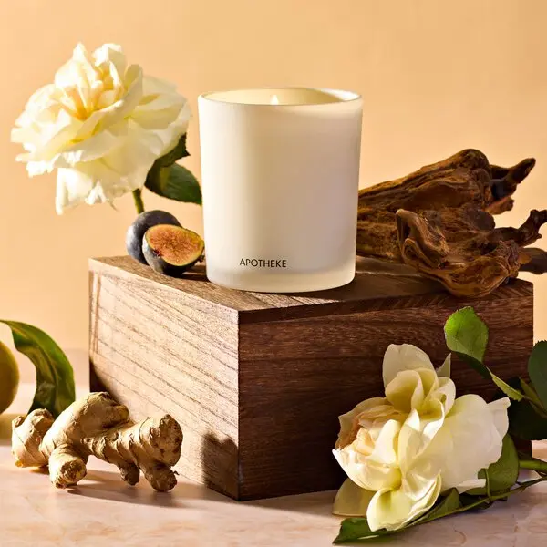 APOTHEKE Cedarwood Ginger Classic Scented Candle, 10.5 Oz