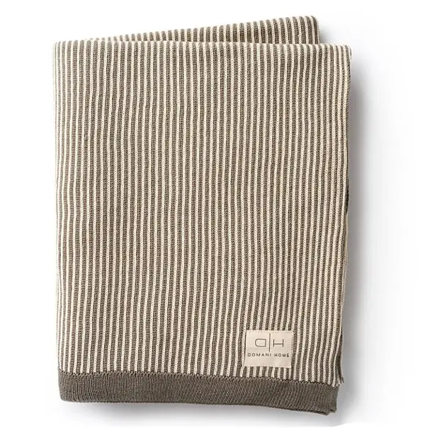 DOMANI HOME Bira Throw Blanket - Taupe