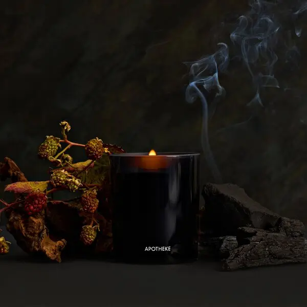 APOTHEKE Charcoal Petite Scented Candle, 5 Oz - Black
