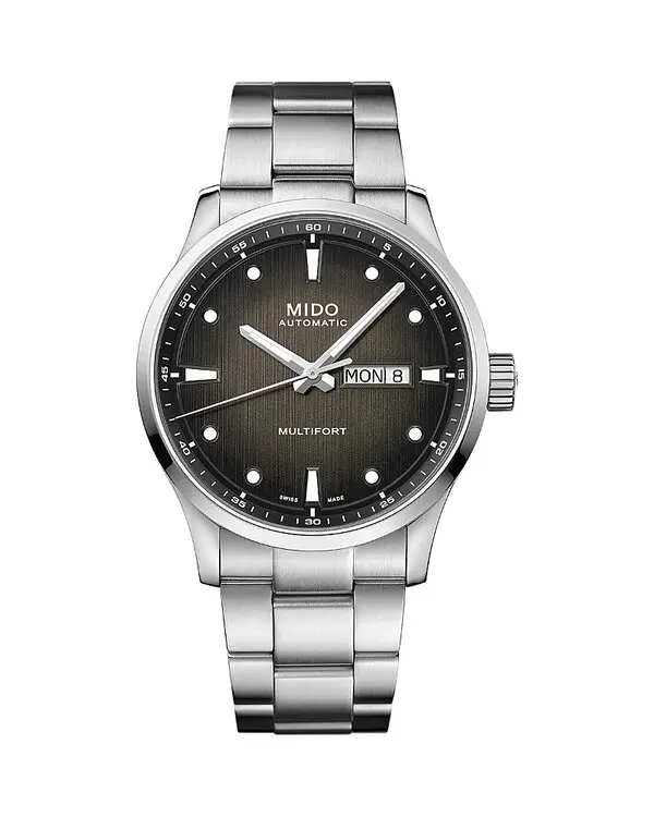 MIDO Multifort Iii Watch, 42mm - Black/silver