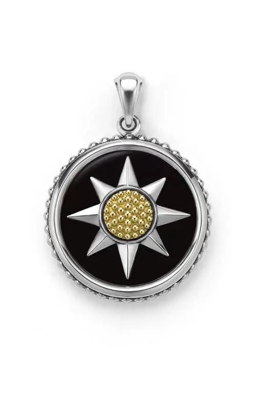 Lagos Anthem Compass Pendant - Two-tone Y