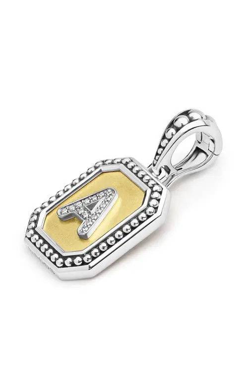 Lagos Signature Caviar Initial Enhancer - Two-tone A