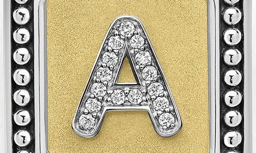 Lagos Signature Caviar Initial Enhancer - Two-tone A