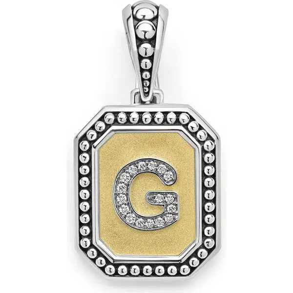 Lagos Signature Caviar Initial Enhancer - Two-tone G