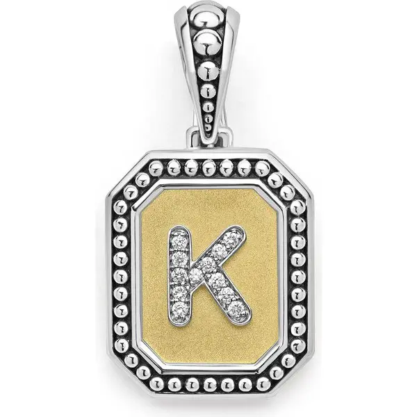 Lagos Signature Caviar Initial Enhancer - Two-tone K
