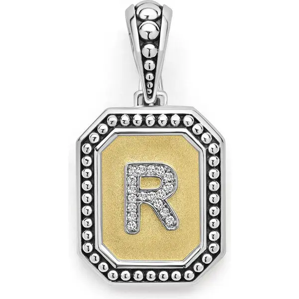 Lagos Signature Caviar Initial Enhancer - Two-tone R