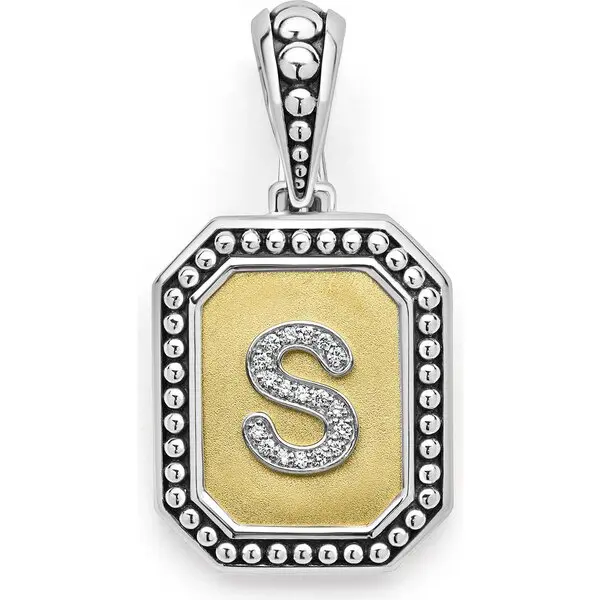 Lagos Signature Caviar Initial Enhancer - Two-tone S