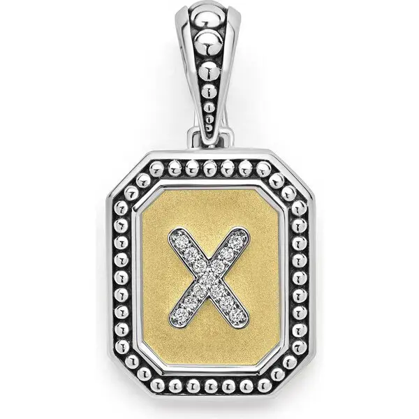 Lagos Signature Caviar Initial Enhancer - Two-tone X