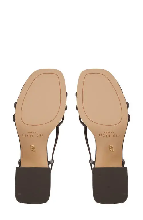 Ted Baker London Eliza Slingback Sandal - Dark Brown