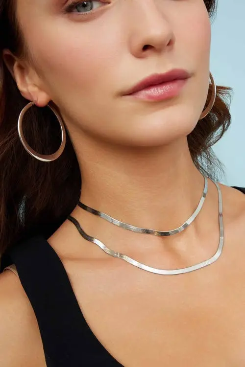 ORADINA Mirage Herringbone Necklace