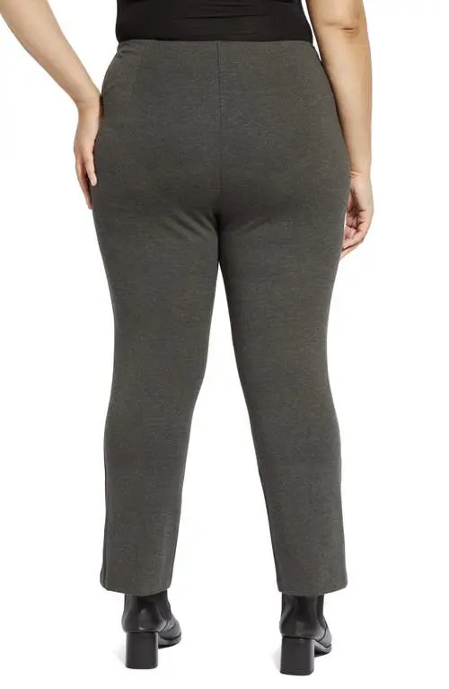 Lyssé Stretch Ponte Ankle Pants - Charcoal