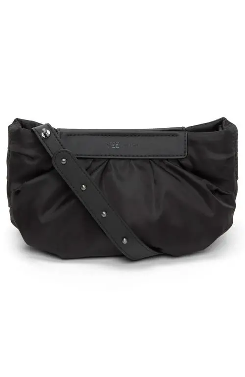 VEECOLLECTIVE Caba Recycled Polyester Clutch - Black