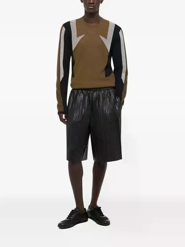Helmut Lang Leather Shorts