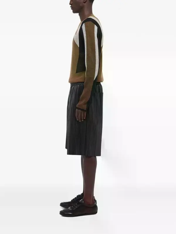 Helmut Lang Leather Shorts