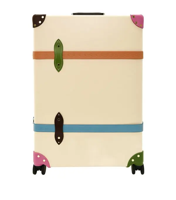 GLOBE-TROTTER X Golf Le Fleur* Large 4-wheel Suitcase - Ivory