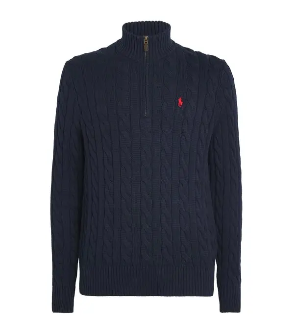 Polo Ralph Lauren Cotton Cable-knit Sweater - Blue