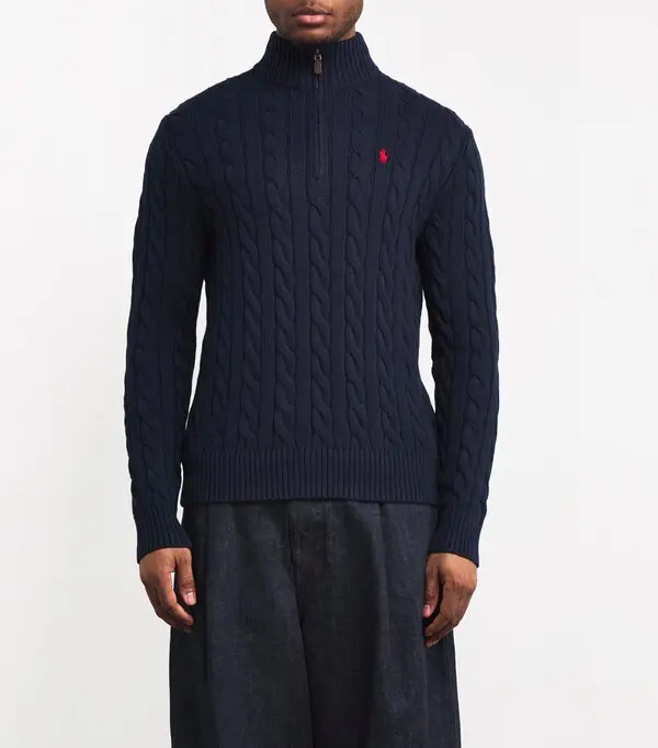 Polo Ralph Lauren Cotton Cable-knit Sweater - Blue