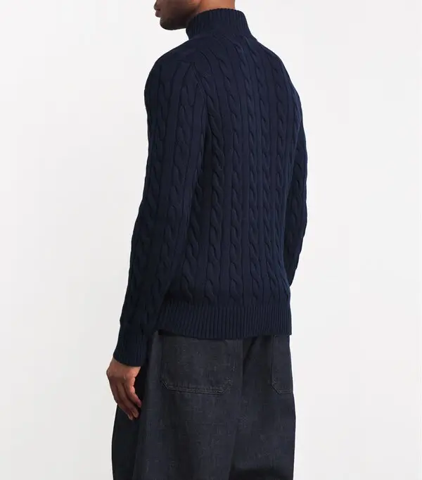 Polo Ralph Lauren Cotton Cable-knit Sweater - Blue
