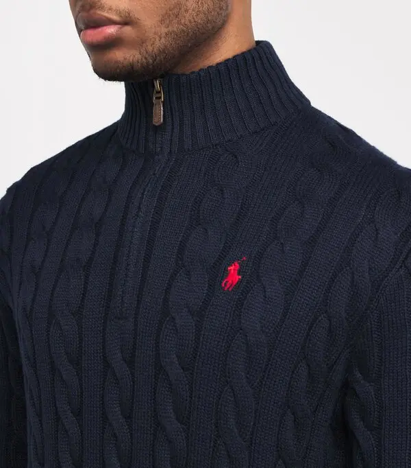 Polo Ralph Lauren Cotton Cable-knit Sweater - Blue