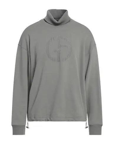 Giorgio Armani Cotton Blend Sweatshirt With Embroidered Logo