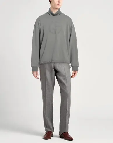 Giorgio Armani Cotton Blend Sweatshirt With Embroidered Logo