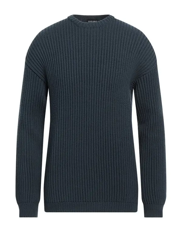 Giorgio Armani Virgin Wool Sweater - Navy