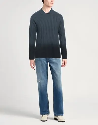 Giorgio Armani Virgin Wool Tie-dyed Sweater - Blue